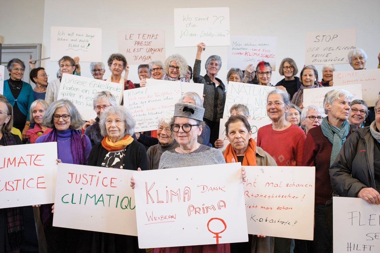 Wie die Klimaseniorinnen die Schweiz ins Schwitzen brachten – Republik